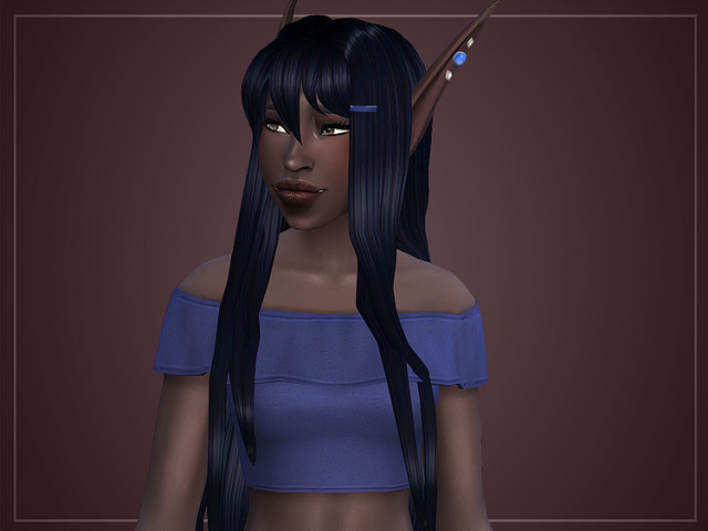 Прическа Yuri by Tekrisims - Женские аксессуары для Sims 4 - Аксессуары ...