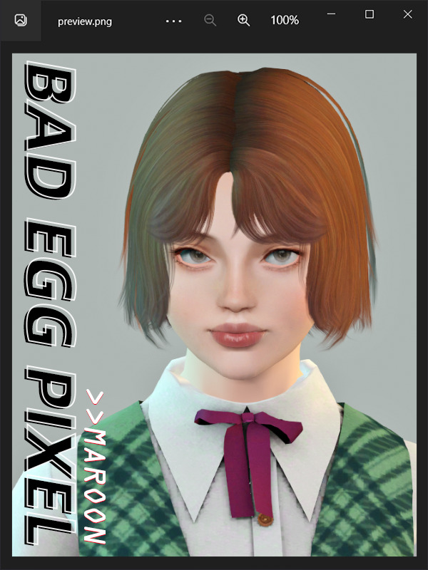 Женские и мужские прически от bad-egg-pixel - Женские прически для Sims ...